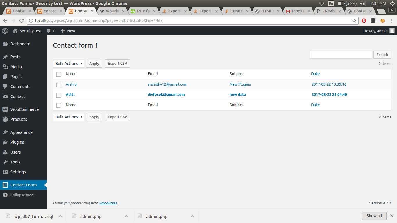 Contact Form 7 - Come salvare i dati in un database - WordPress Guru